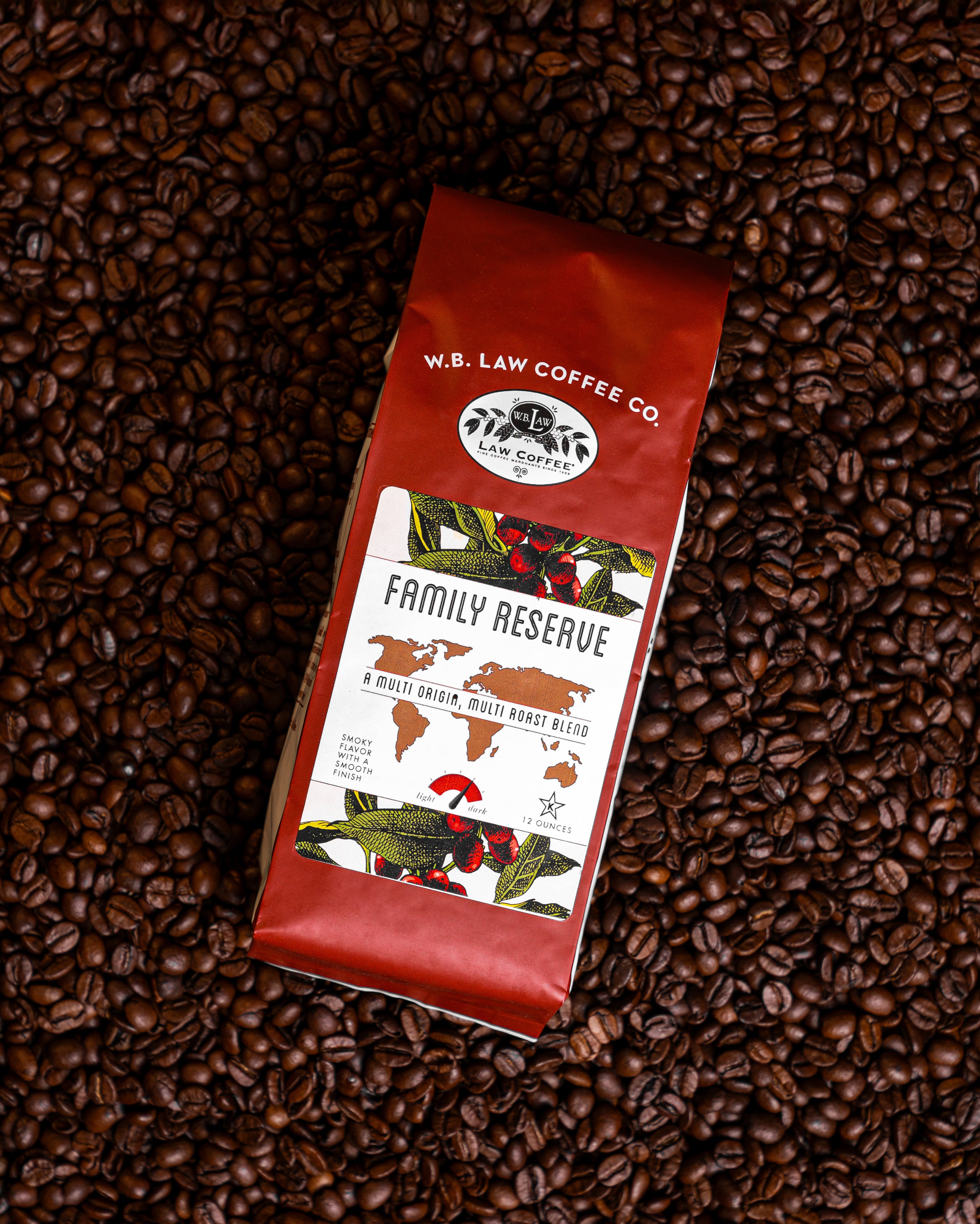 Family Reserve Coffee (12oz Bag) – WB Law Coffee Co.